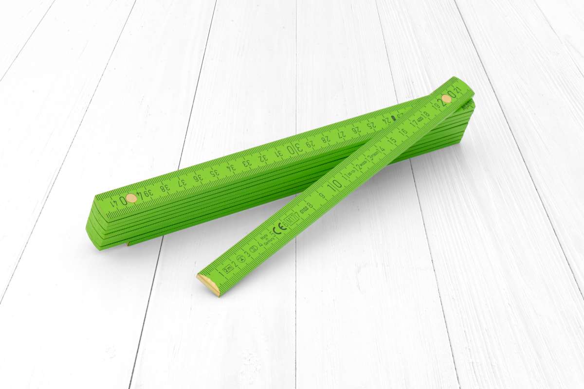 Zollstock Aus Holz, Streifholz Design – UFGQM